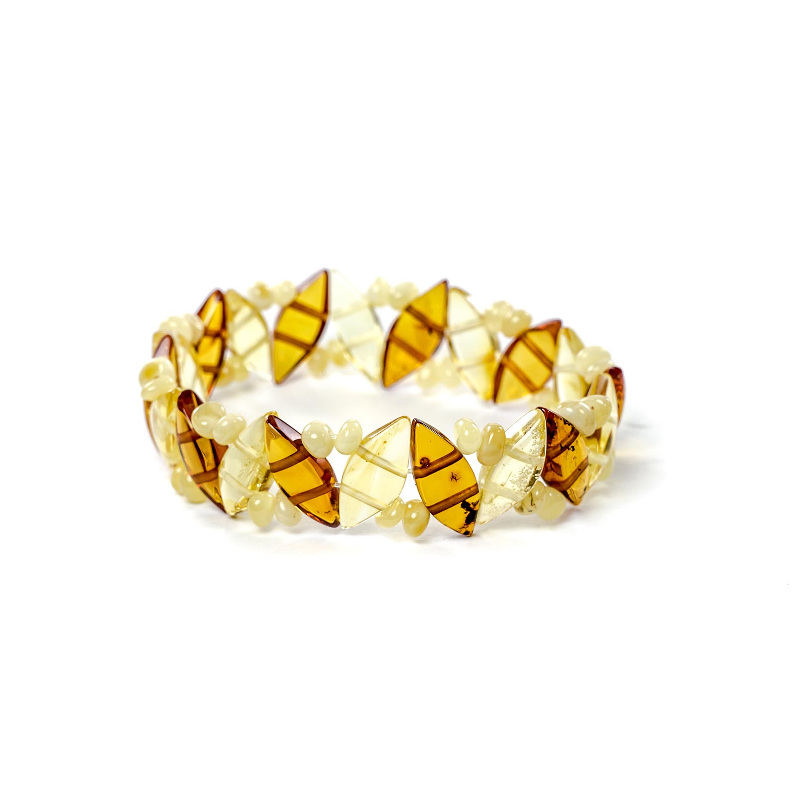Bright Amber Bracelet "Crystal" - Amber Queen - Buy Now