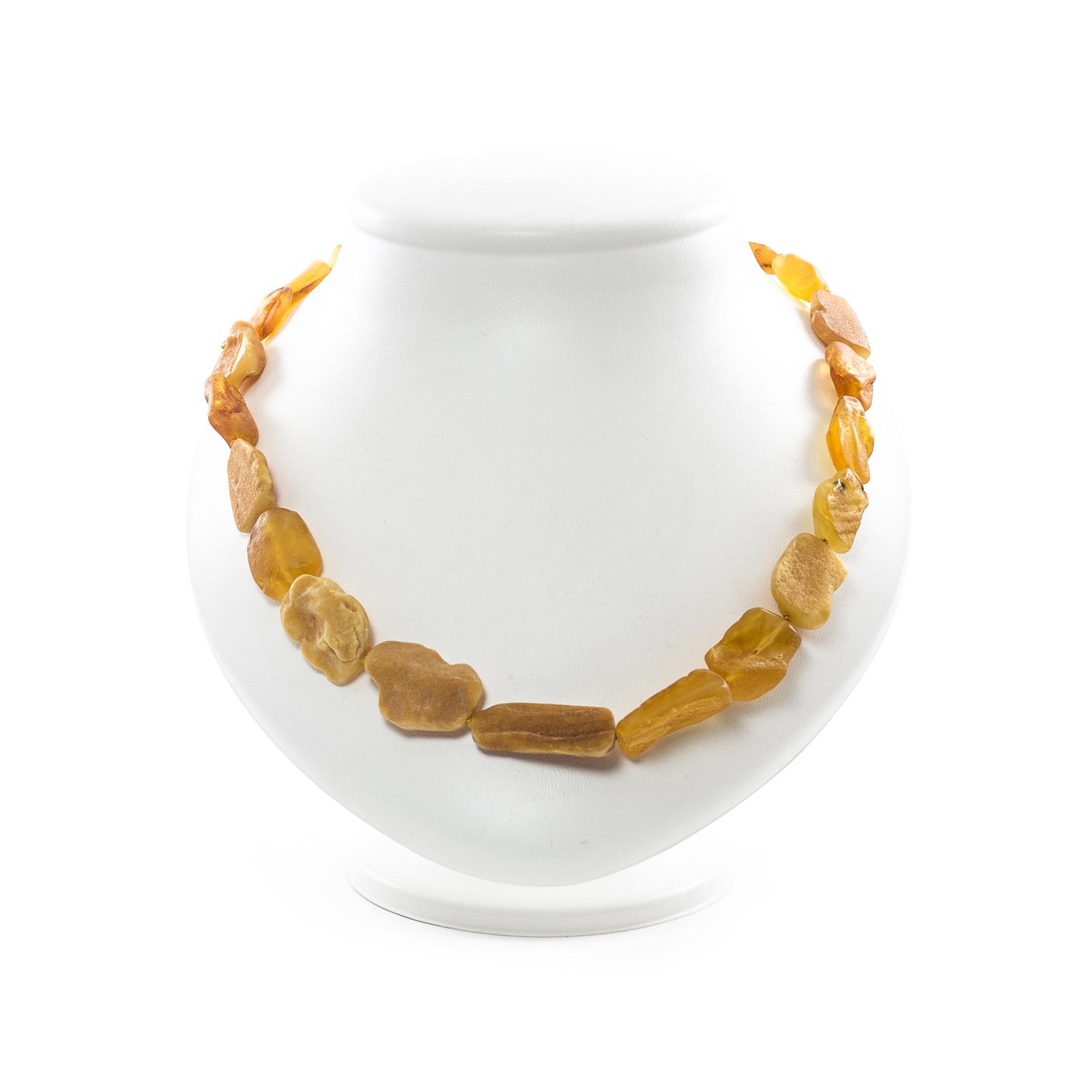 Natural Baltic Raw Amber Necklace "Caramel" - Buy Now