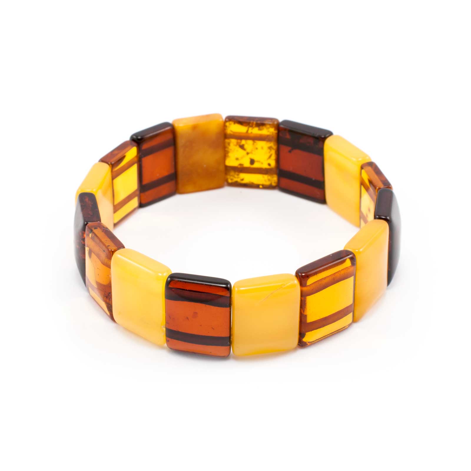 Stylish Natural Amber Bracelet "Gentle" - Amber Queen